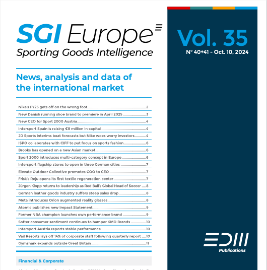 SGI Europe Executive Edition: Vol 35 - 40+41 | PDF Newsletter | Sporting Goods Intelligence