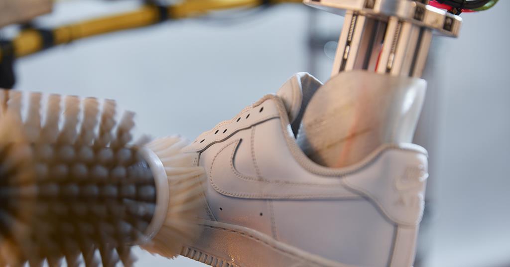 Nike debuts robotic system that cleans and repairs sneakers | News ...