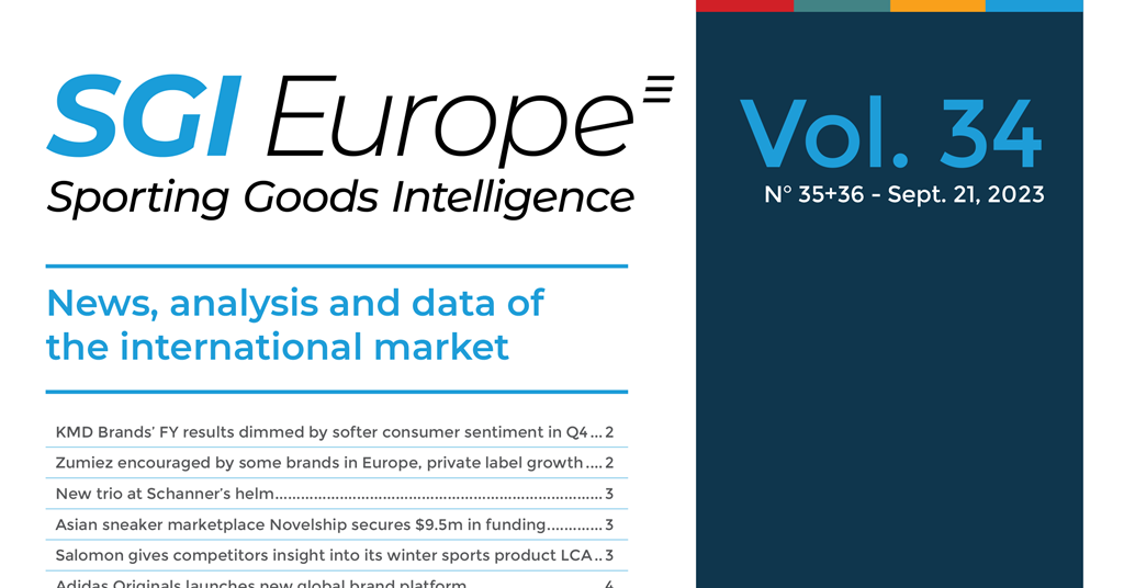 SGI Europe Executive Edition: Vol 34 - 35+36 | PDF Newsletter | Sporting Goods Intelligence